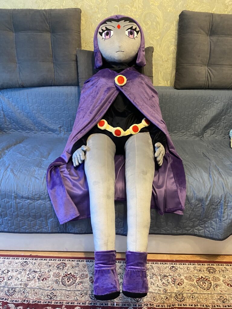 Custom order Raven plush big – Plush Dolls
