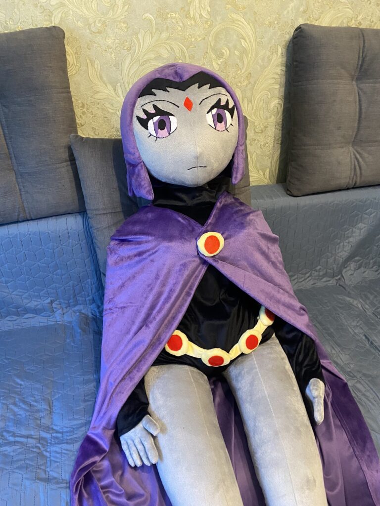 Custom order Raven plush big – Plush Dolls
